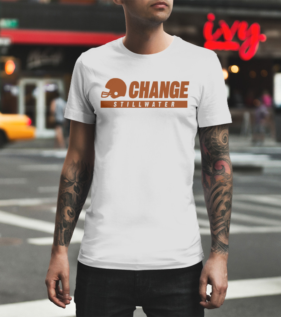 Stillwater Change Football Helmet T-Shirt