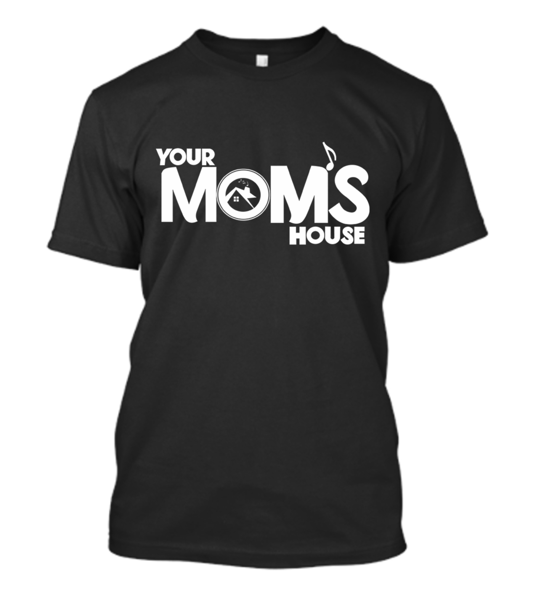 YOUR MOMS HOUSE Music And Home Symbol Collection T-Shirt