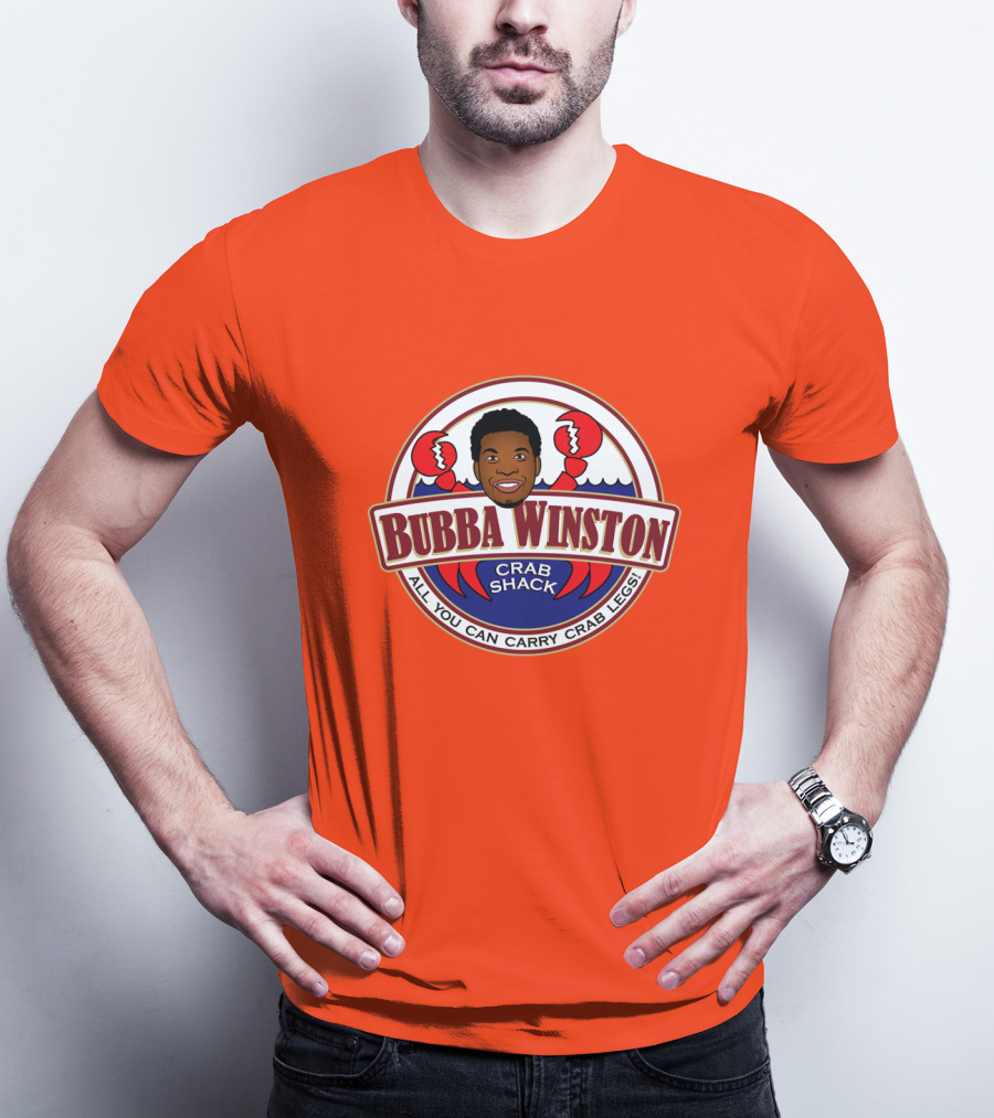 Bubba Winston Crab Shack All You Can Carry Crab Legs T-Shirt