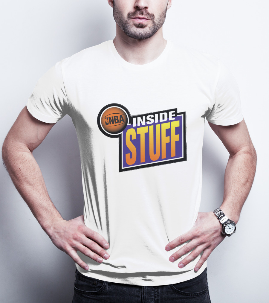 Ahmad Rashad NBA Inside Stuff Official Logo T-Shirt