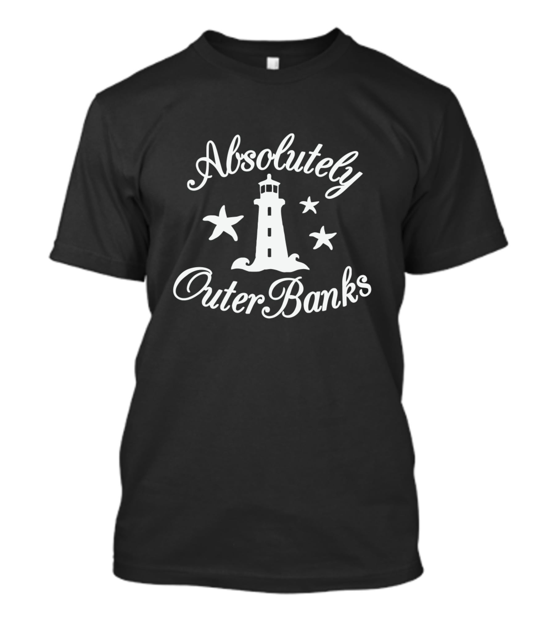Absolutely Outer Banks Lighthouse And Starfish T-Shirt