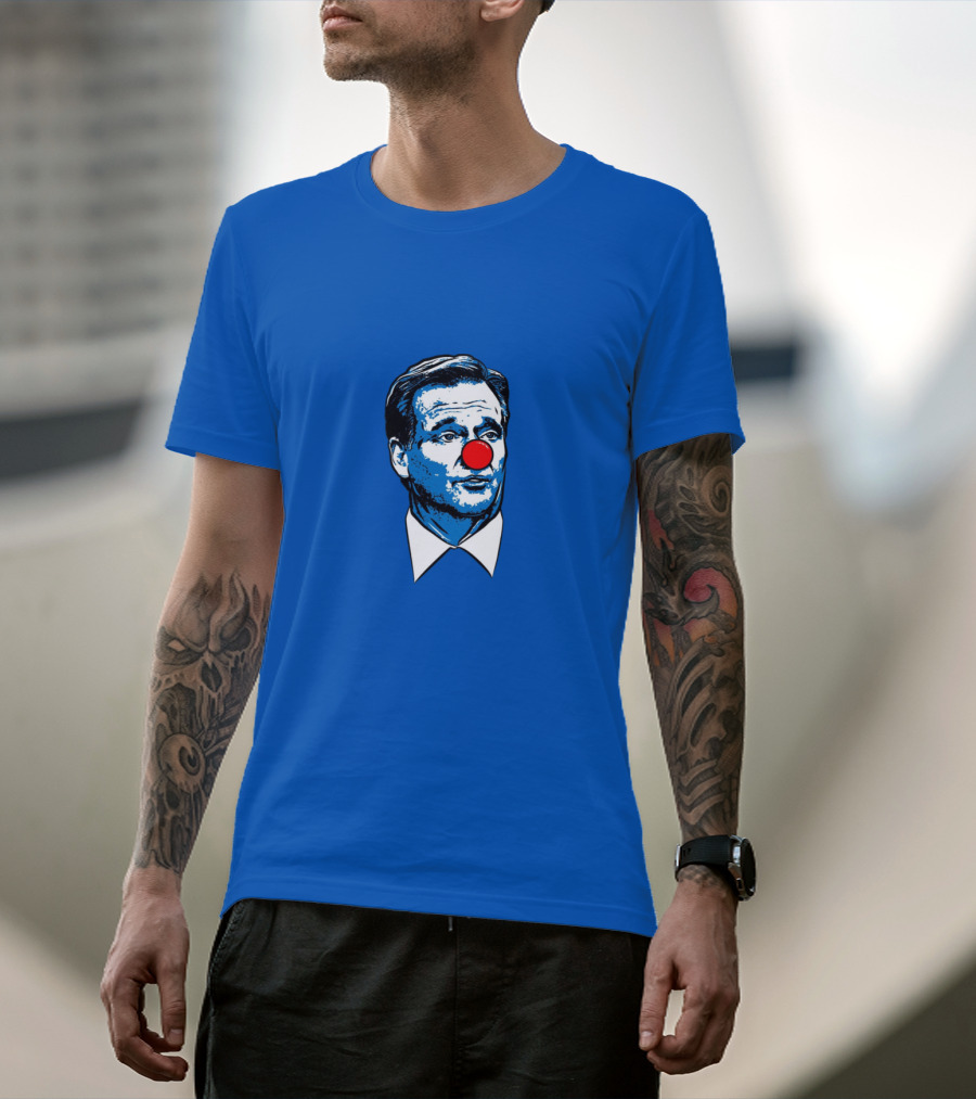 Goodell Clown Parody NFL Commissioner Red Nose Iconic Satire T-Shirt