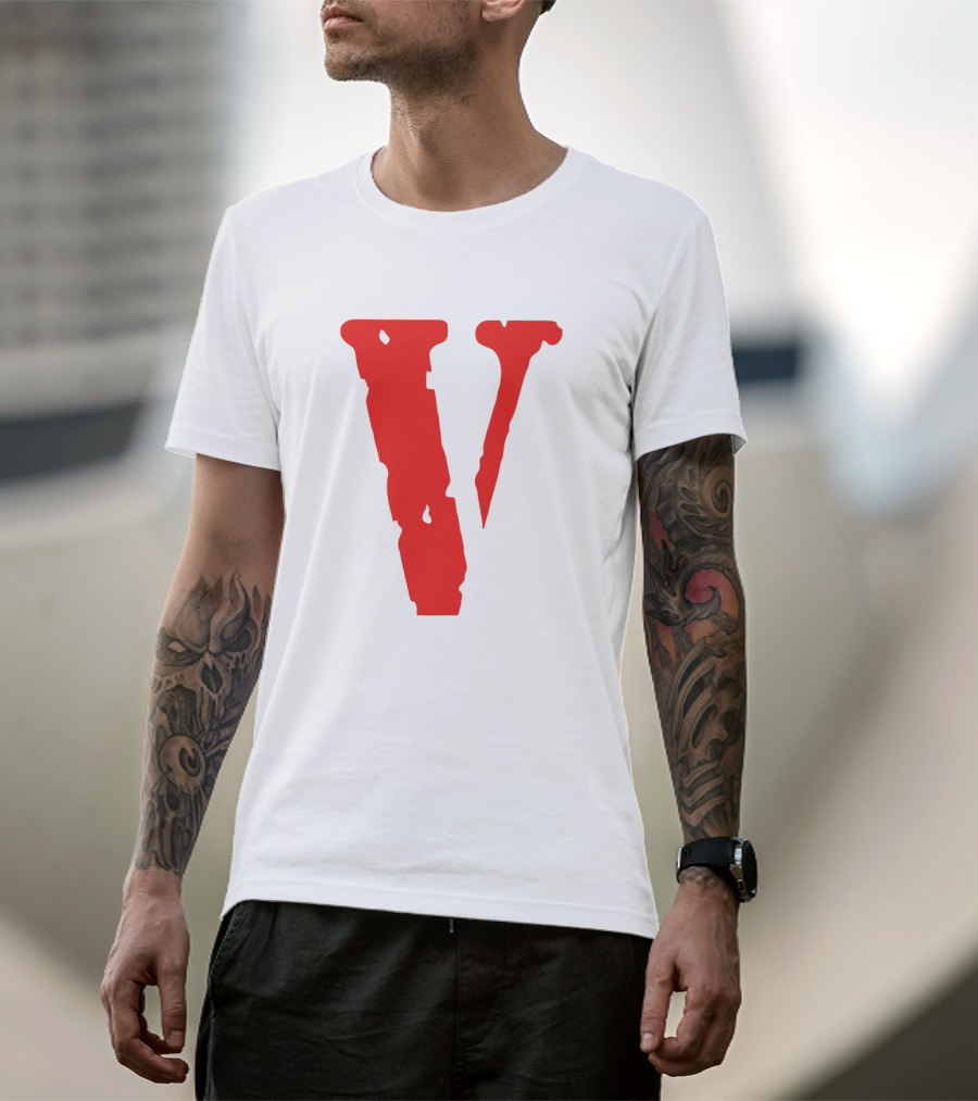 Nav Vlone Red V Icon T-Shirt