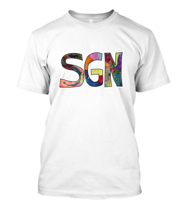 SGN Colorful Letters Merch T-Shirt