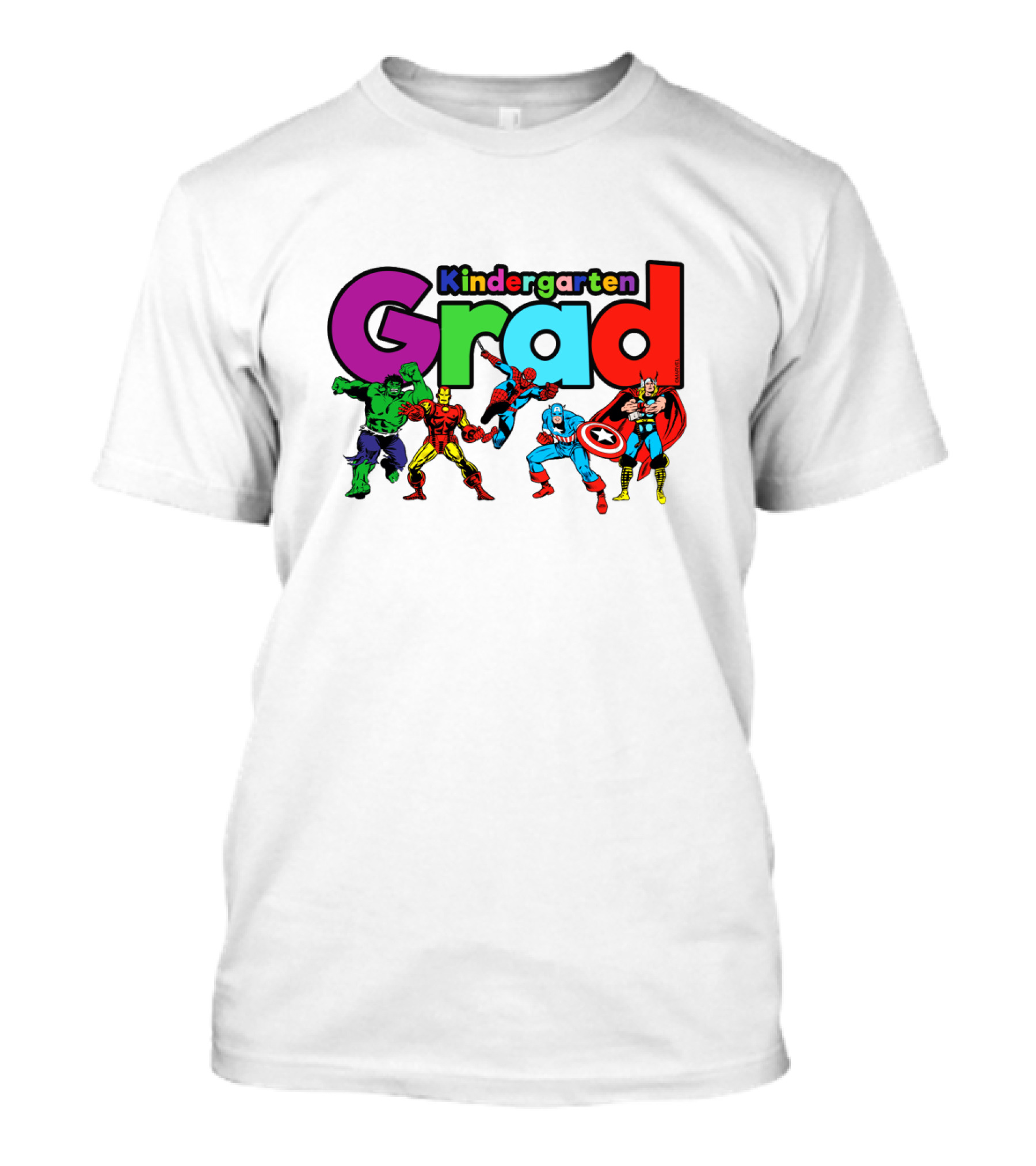 Kindergarten Grad Superhero T-Shirt
