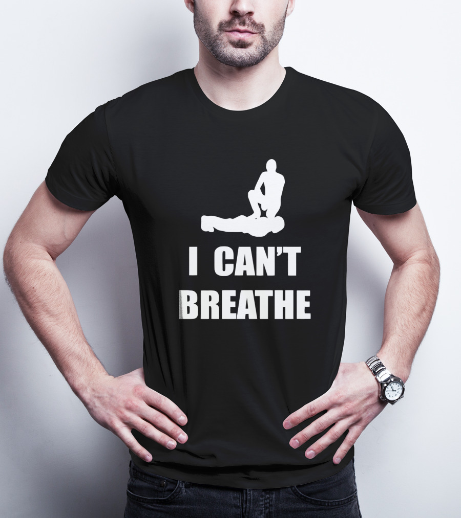 I CAN'T BREATHE Silhouette Protest T-Shirt