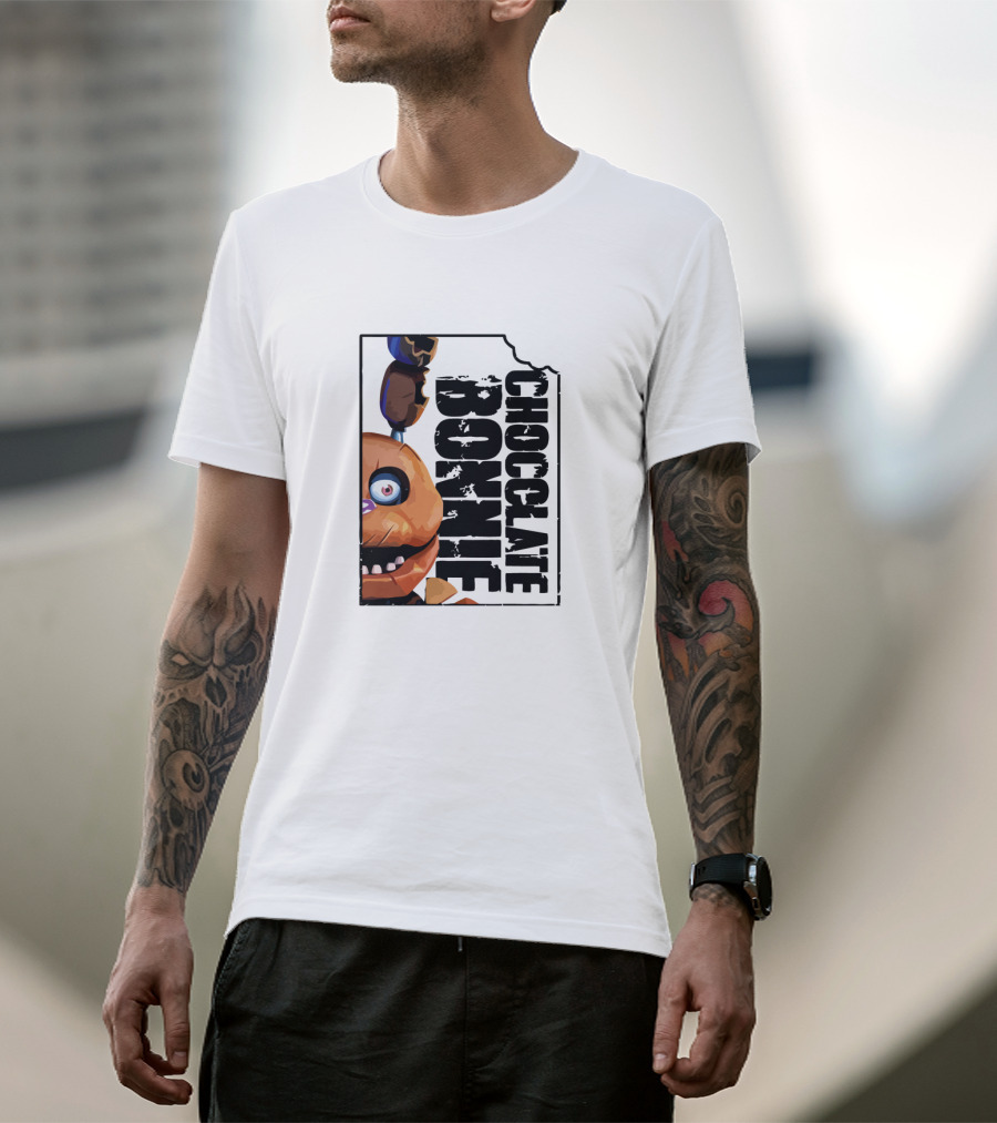 Chocolate Bonnie Fnaf AR Merch Store T-Shirt