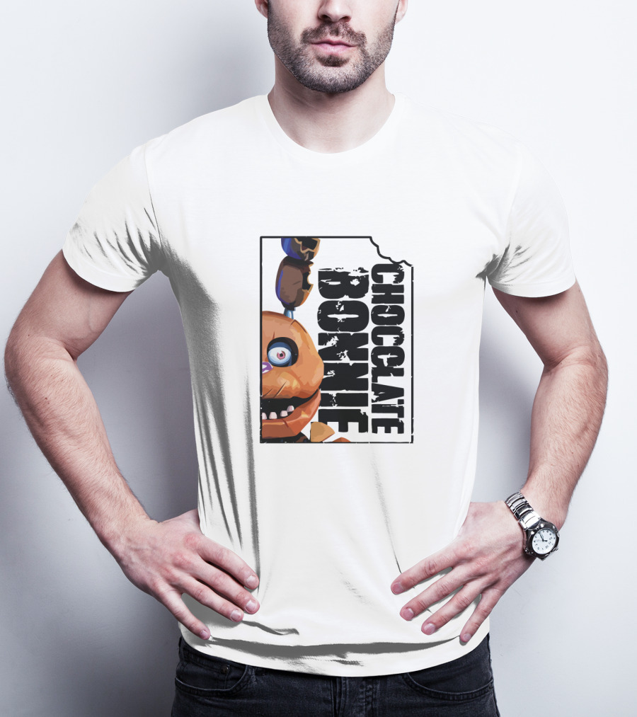 Chocolate Bonnie Fnaf AR Merch Store T-Shirt