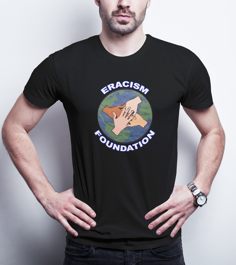 Eracism Foundation Unity Hands Globe T-Shirt