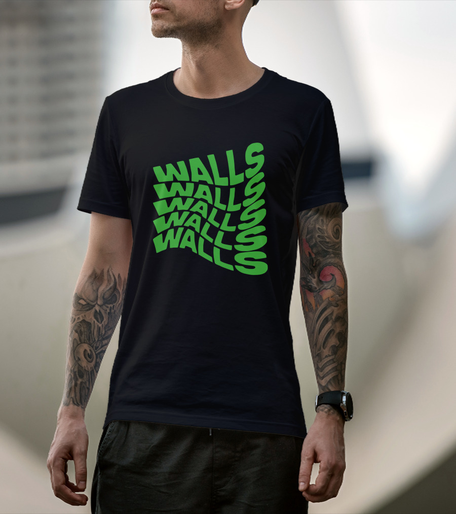 Louis Tomlinson Walls Text Green T-Shirt