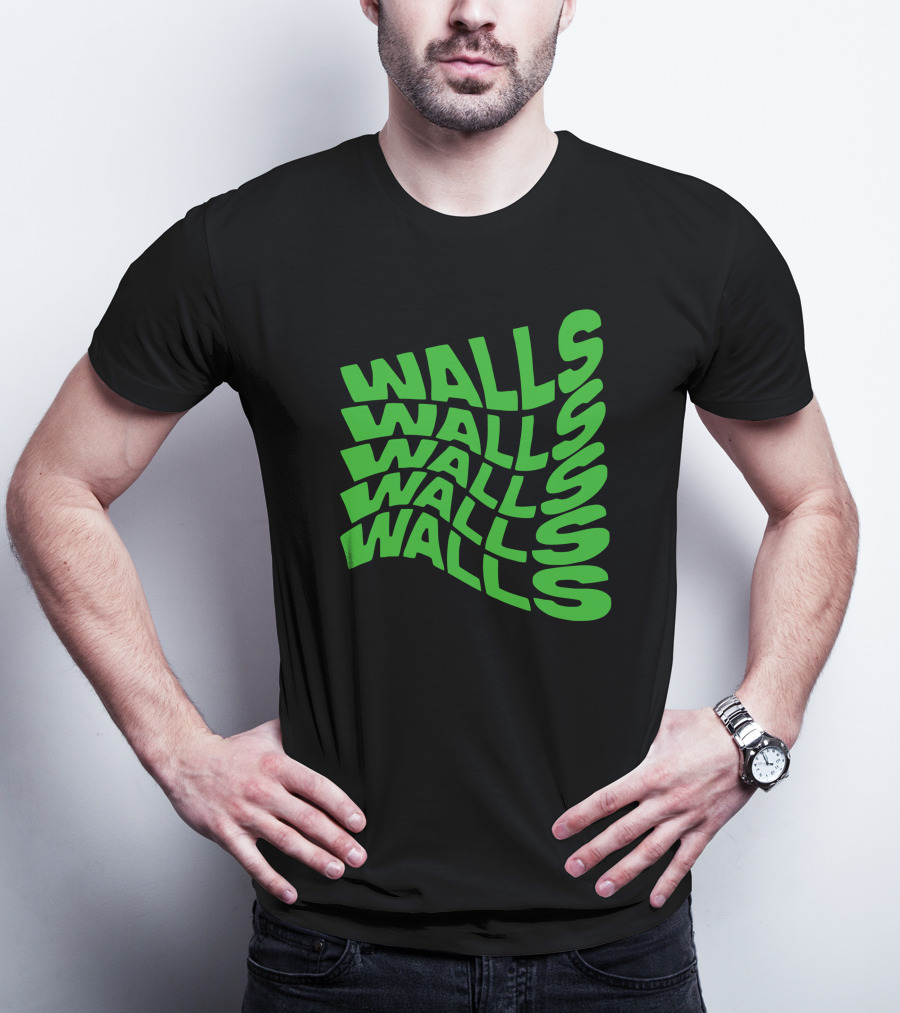 Louis Tomlinson Walls Text Green T-Shirt