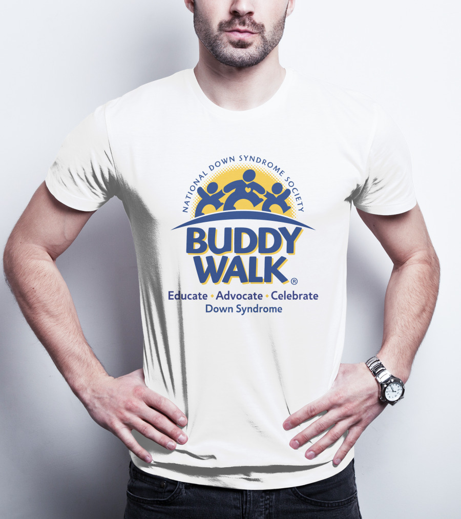 National Down Syndrome Society Buddy Walk Educate Advocate Celebrate Down Syndrome T-Shirt
