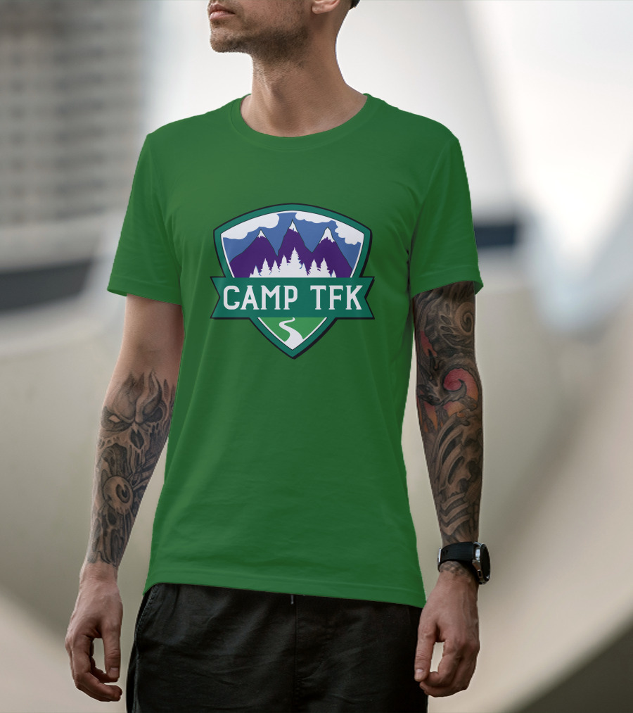 Camp TFK Mountain Adventure Badge T-Shirt