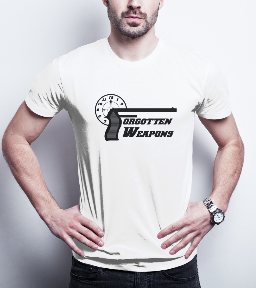 Forgotten Weapons Clock Shooting Target T-Shirt