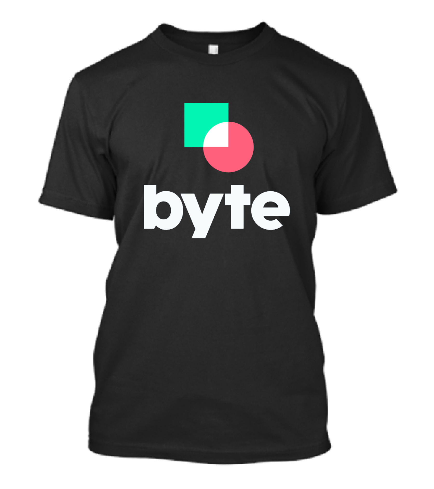 Byte Logo Geometric Shapes T-Shirt