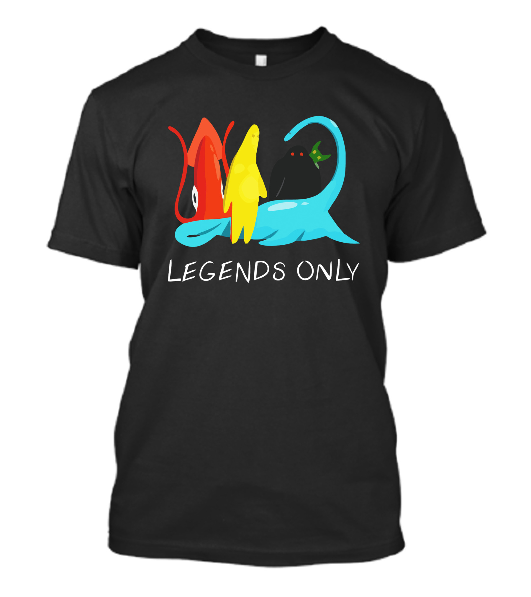 Legends Only Cryptid Crew: Sea Monster And Mythical Creatures T-Shirt