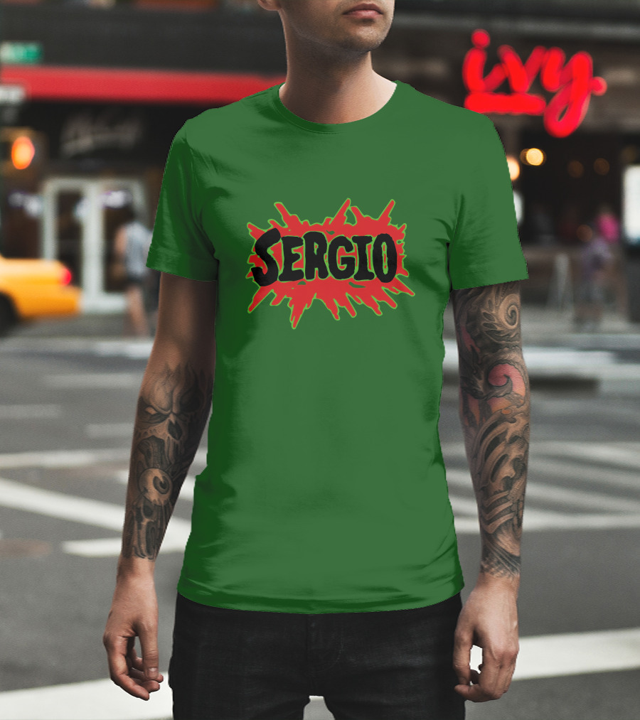 Sergio Romo Day Sergio Logo Burst T-Shirt