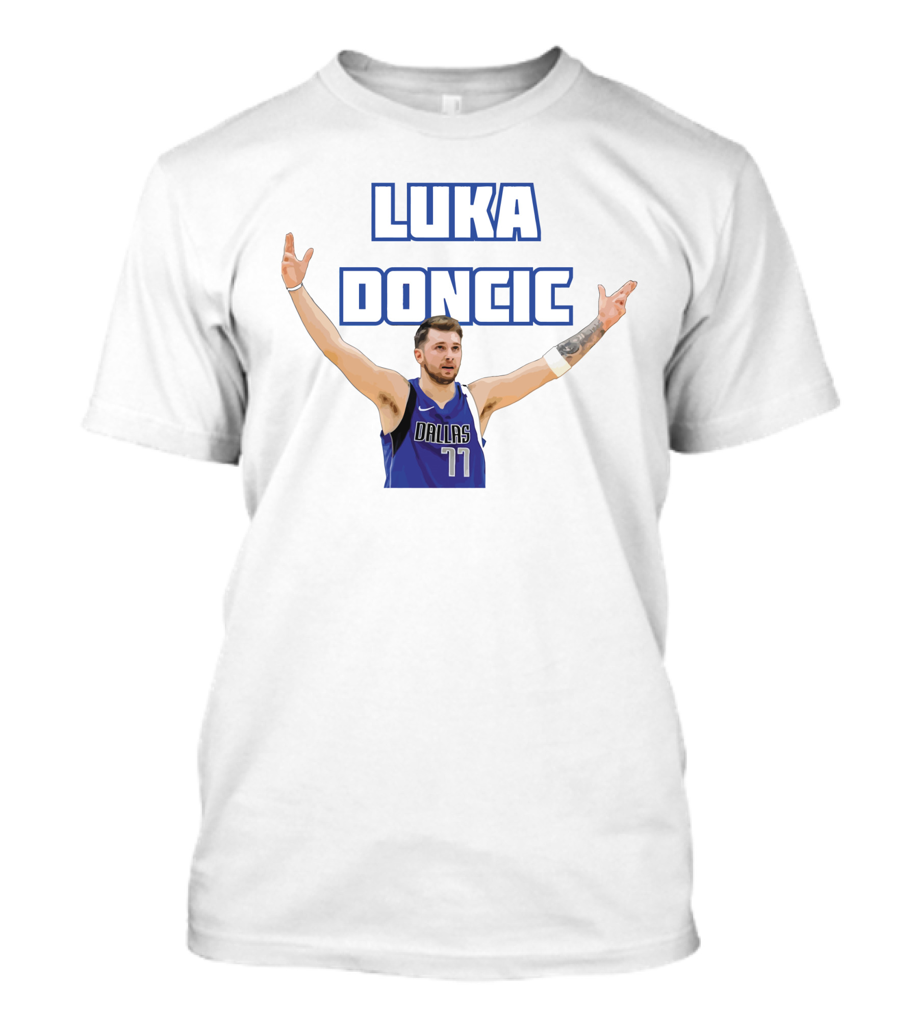 Luka Doncic Dallas Basketball 77 T-Shirt