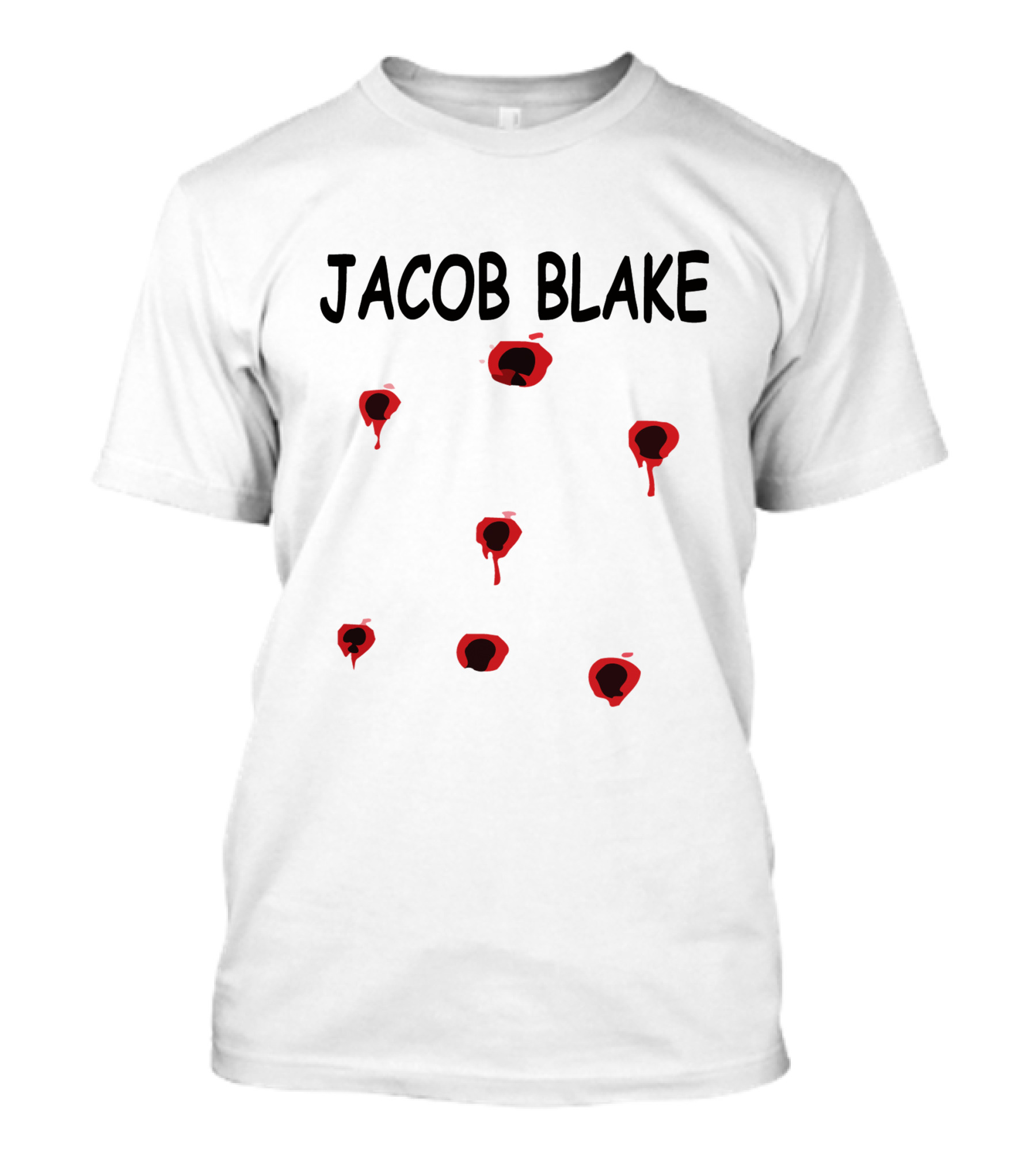 Jacob Blake Seven Bullet Holes In The Back T-Shirt
