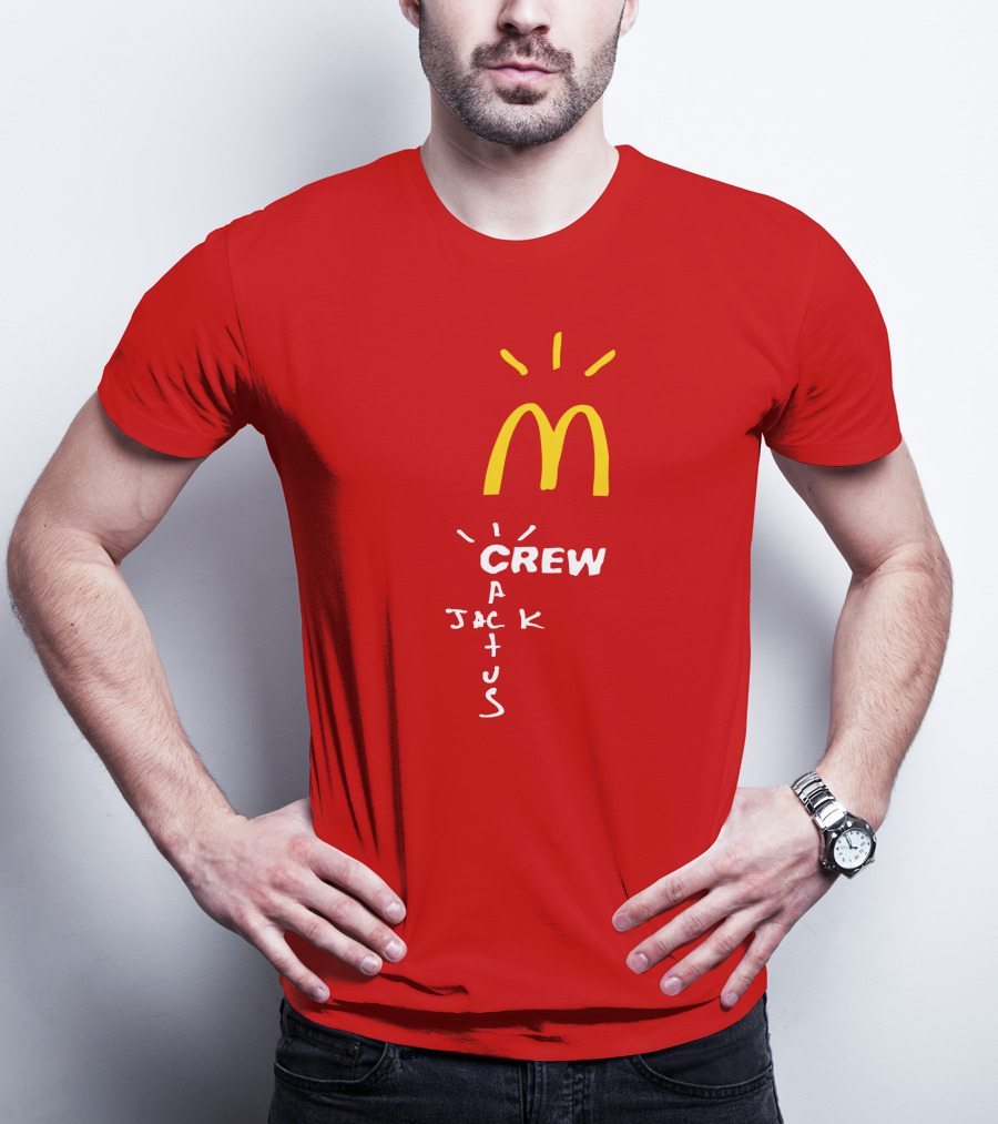 McDonalds Cactus Jack Crew Travis Scott Collaboration Toy T-Shirt