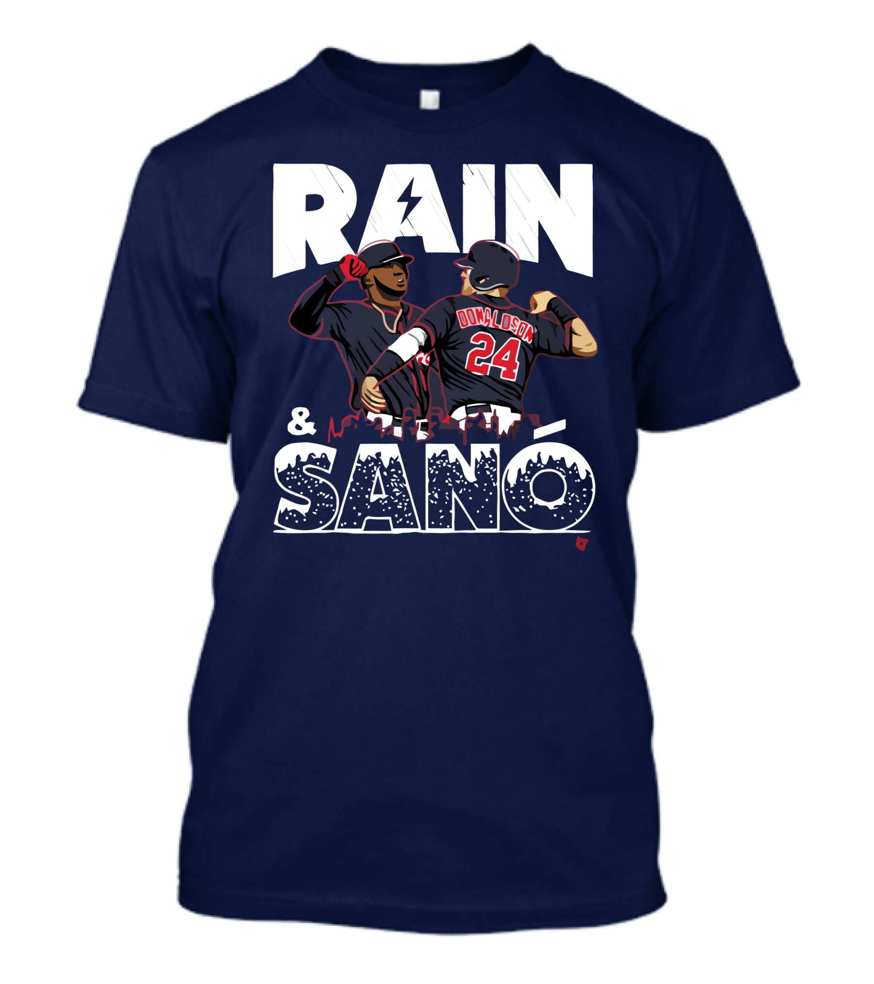 RAIN AND SANO BASEBALL DONALDSON 24 T-Shirt