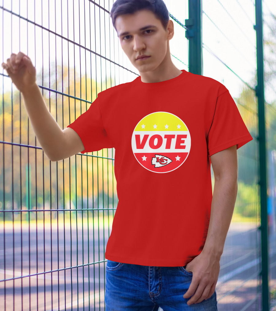 Vote Chiefs KC Red Stars Circle T-Shirt