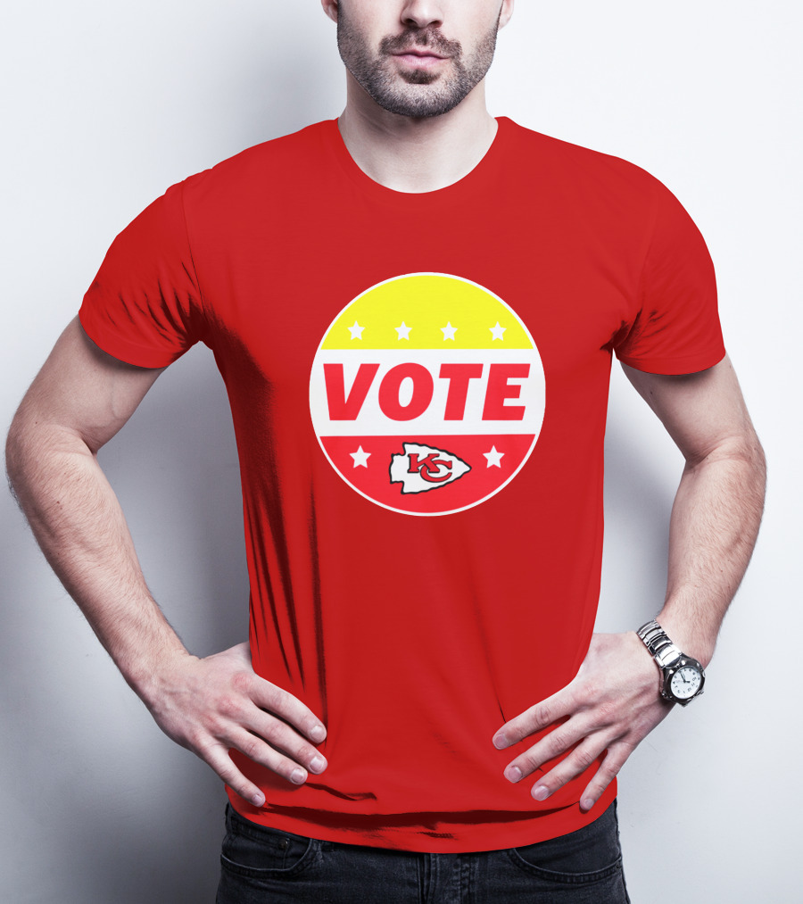 Vote Chiefs KC Red Stars Circle T-Shirt