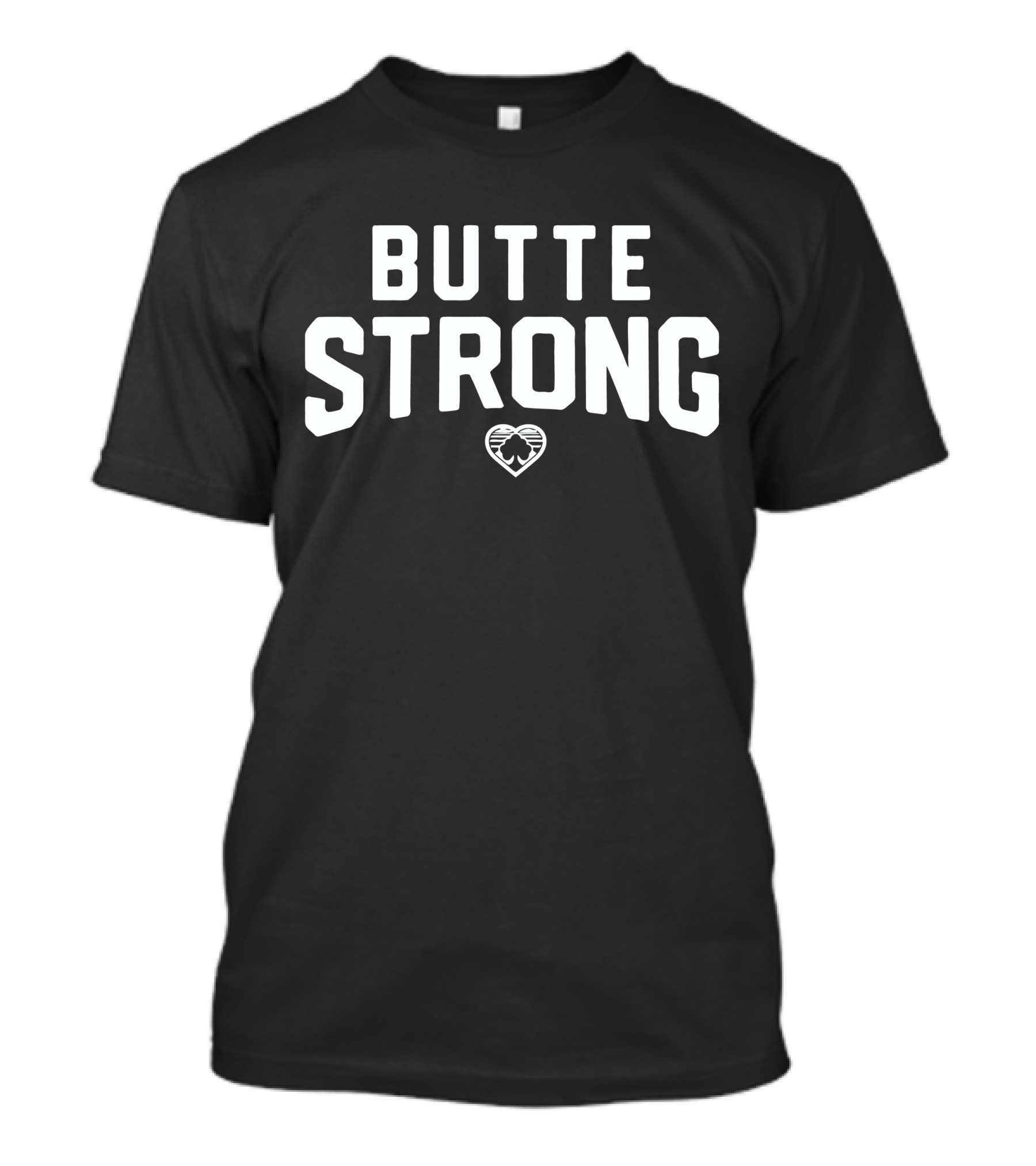 BUTTE STRONG Heart Symbol Resilience T-Shirt