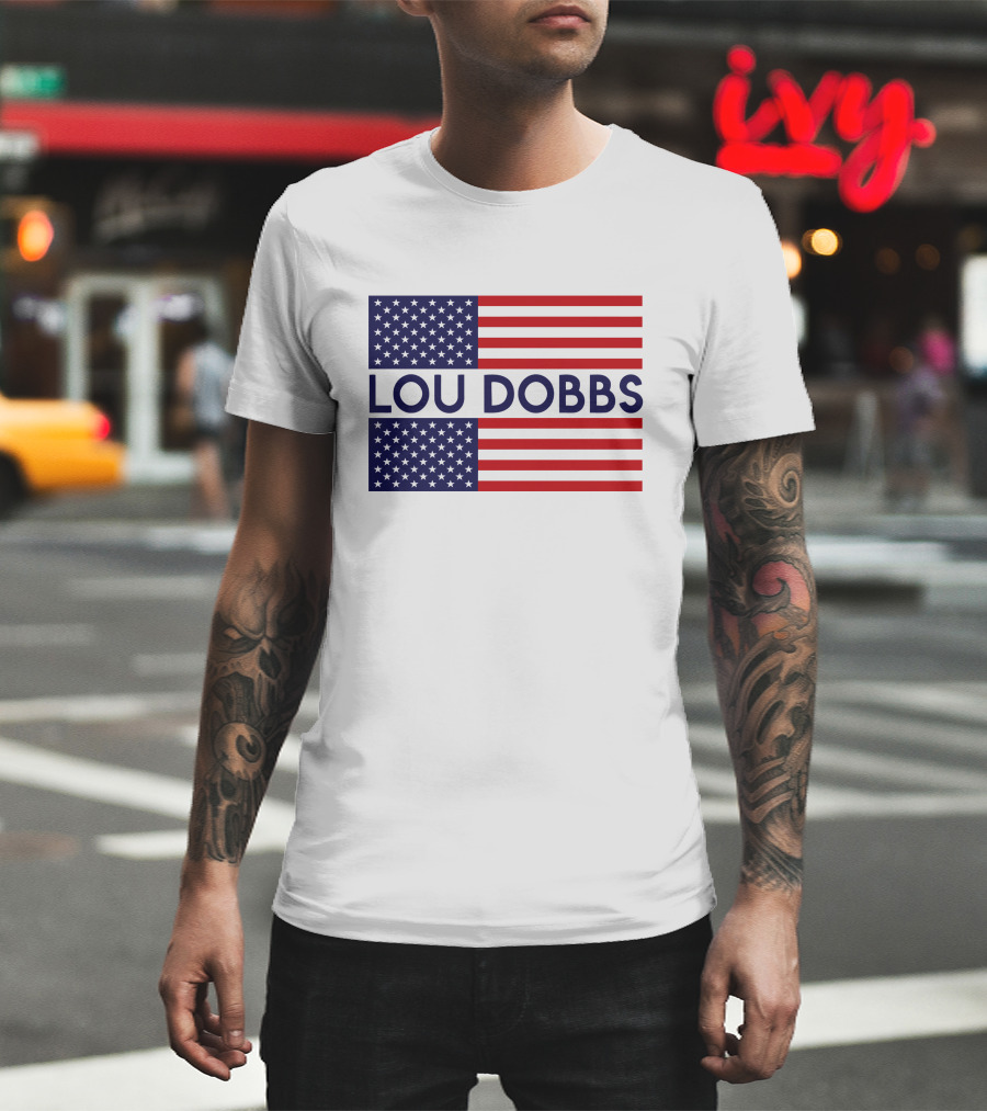 LOU DOBBS American Flag T-Shirt
