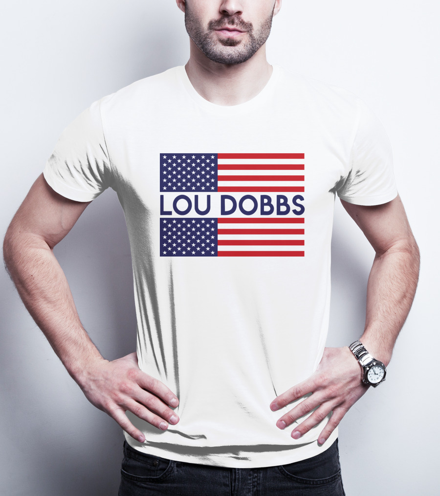 LOU DOBBS American Flag T-Shirt