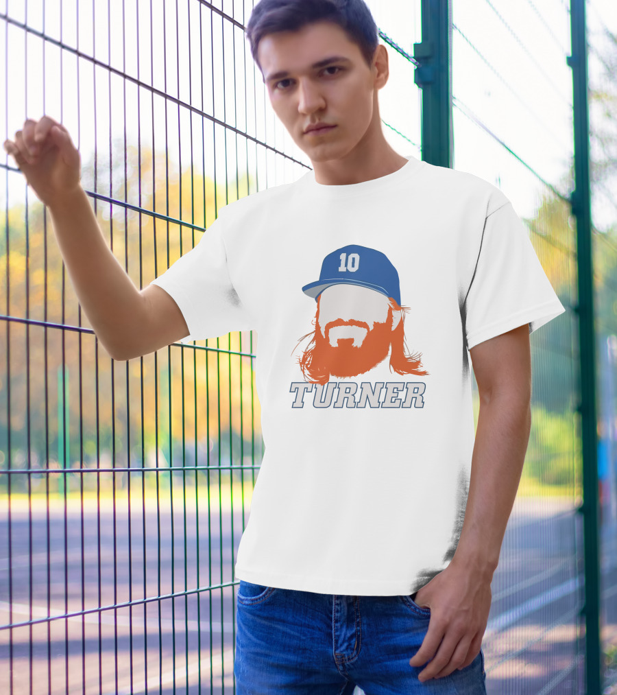 Turner 10 Blue Cap Orange Beard T-Shirt