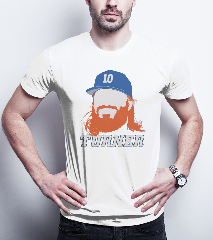 Turner 10 Blue Cap Orange Beard T-Shirt
