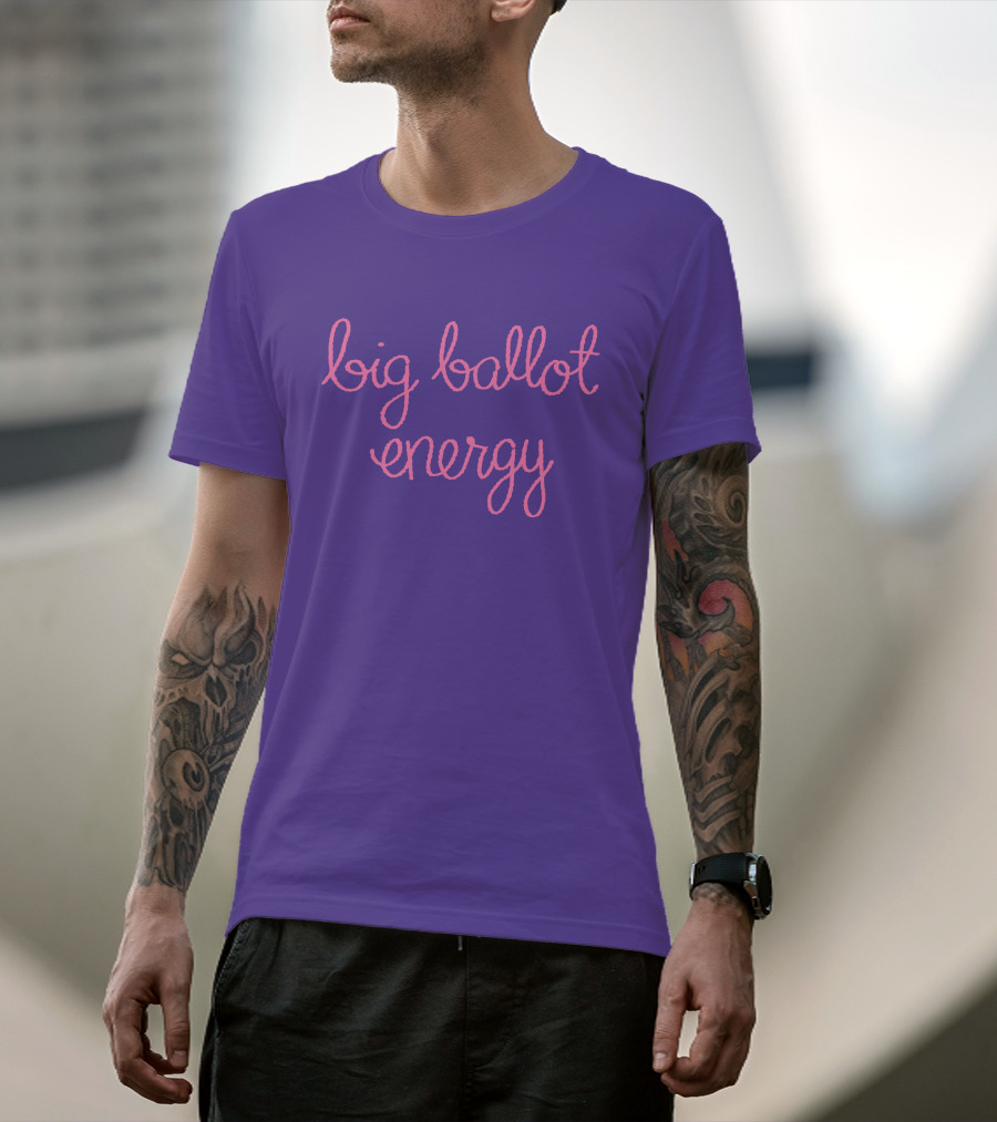 Big Ballot Energy Purple T-Shirt