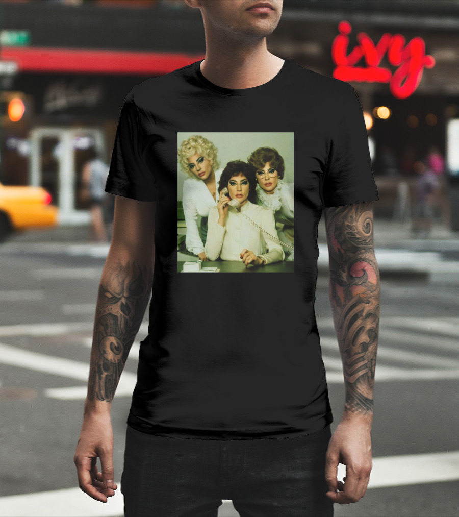 Ronald Mcdonkey Merch Gaga 9To5 Retro Trio Office Vibe T-Shirt