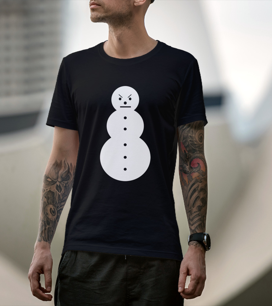 Young Jeezy Snowman Angry Simple T-Shirt