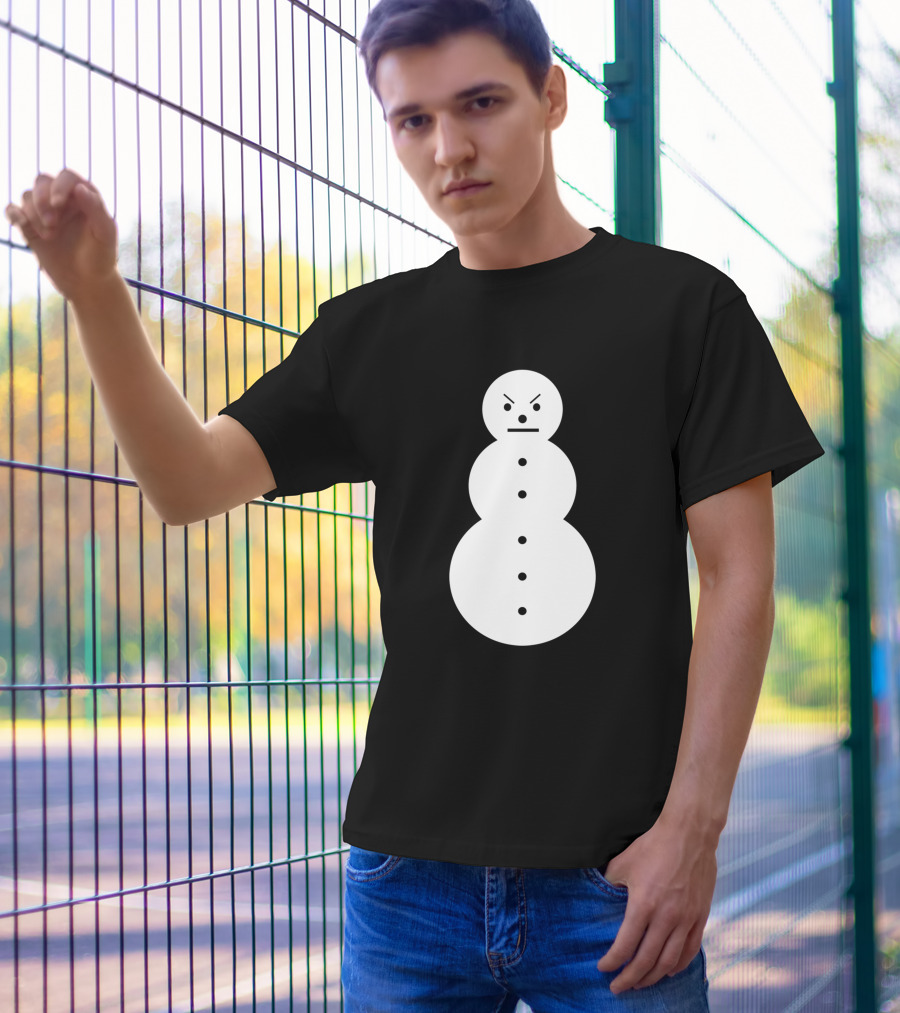 Young Jeezy Snowman Angry Simple T-Shirt
