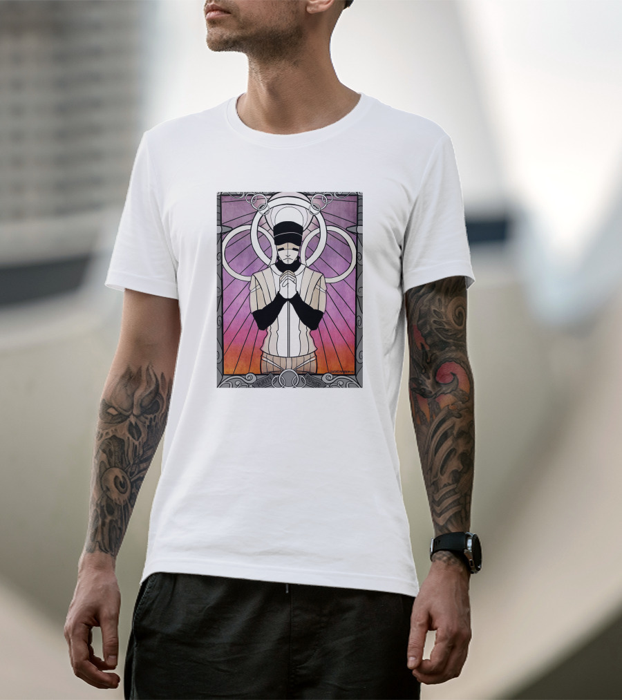 Purity Power Stained Glass Art Nouveau T-Shirt