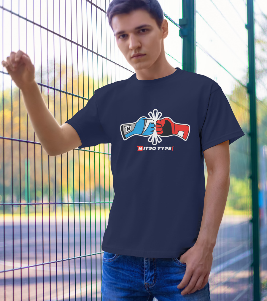 NITRO TYPE Fist Bump Racing Gloves T-Shirt