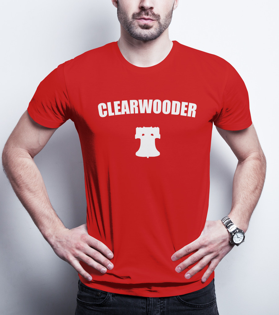 Clearwooder Liberty Bell Icon Red T-Shirt