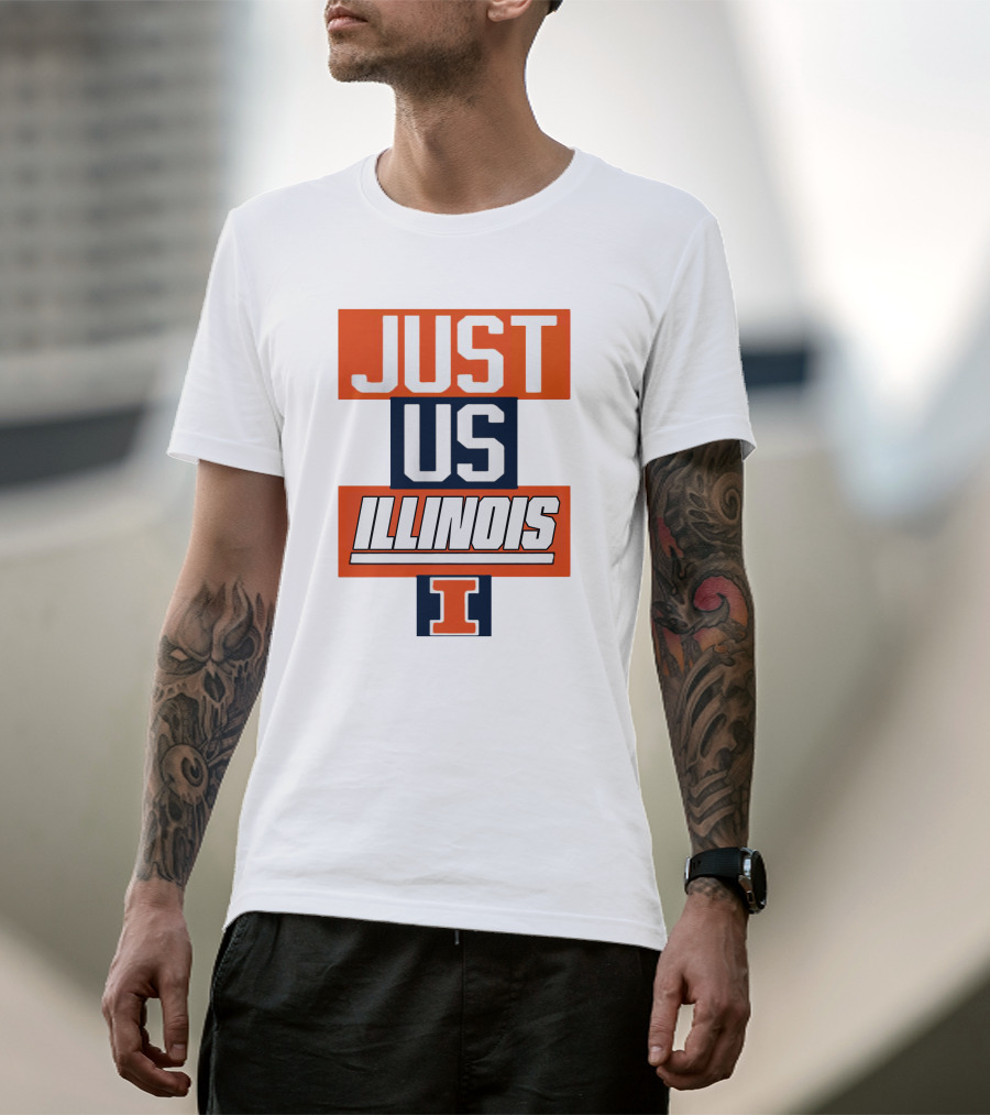 Just Us Illinois Fighting Illini I T-Shirt