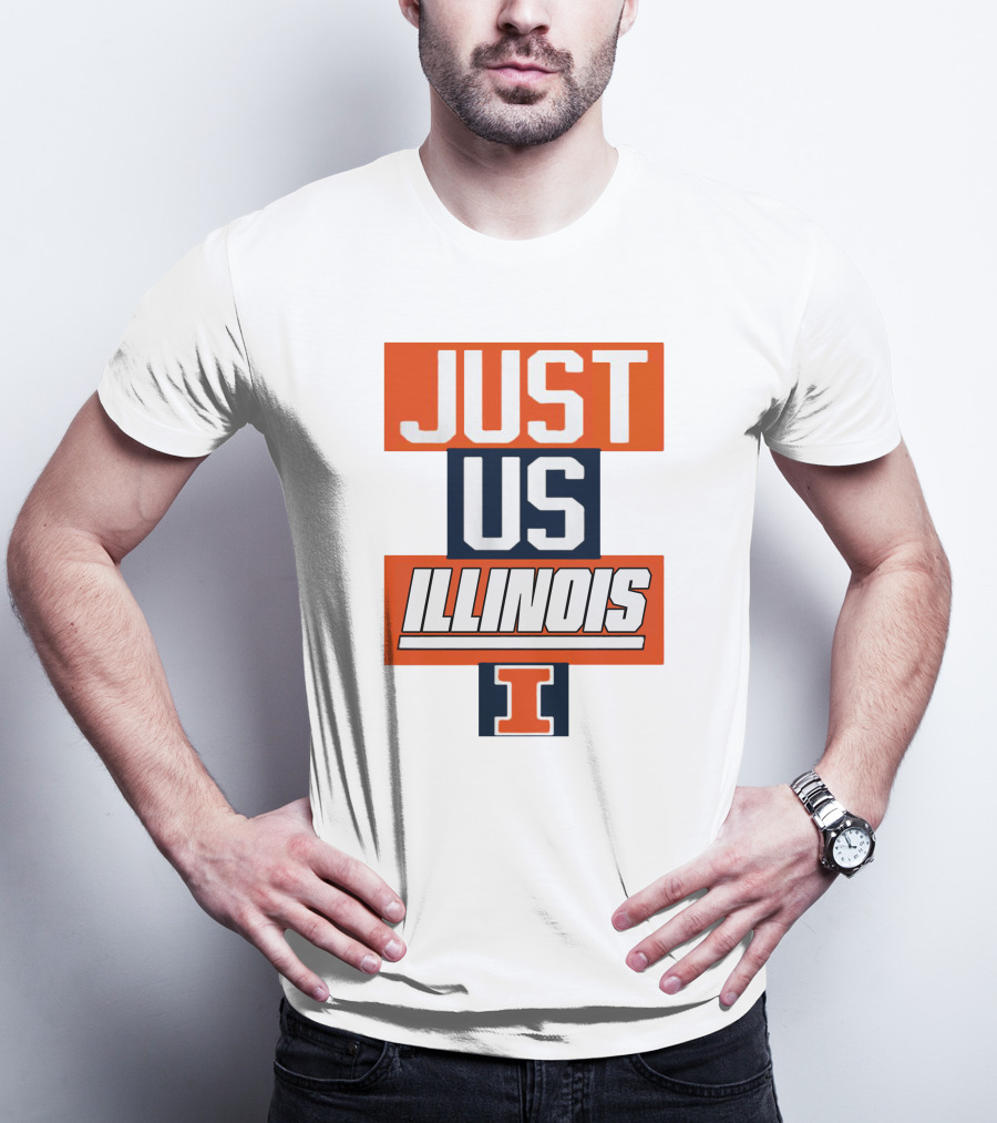 Just Us Illinois Fighting Illini I T-Shirt