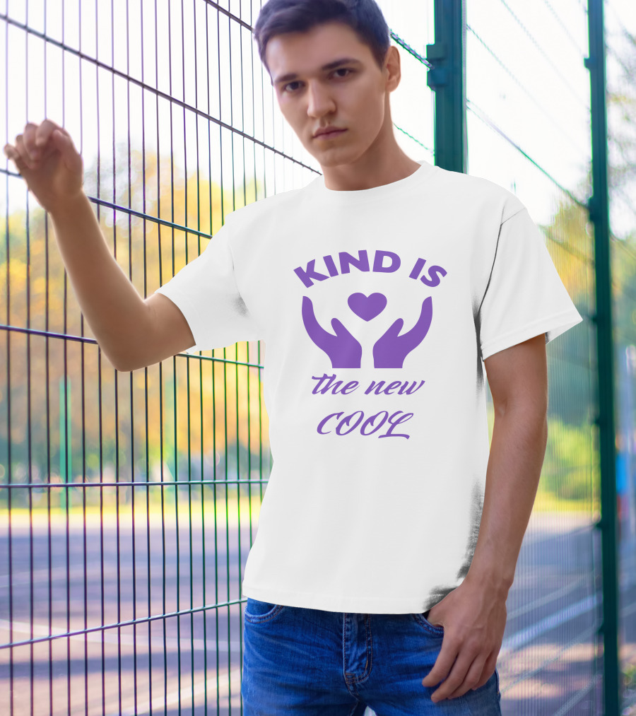 Kind Is The New Cool Hands Heart T-Shirt