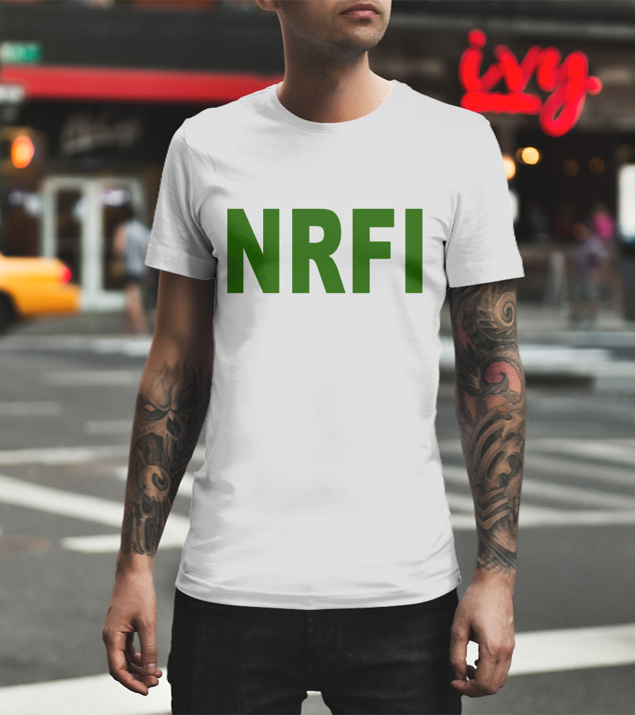 NRFI No Run First Inning Sports Betting Fan T-Shirt