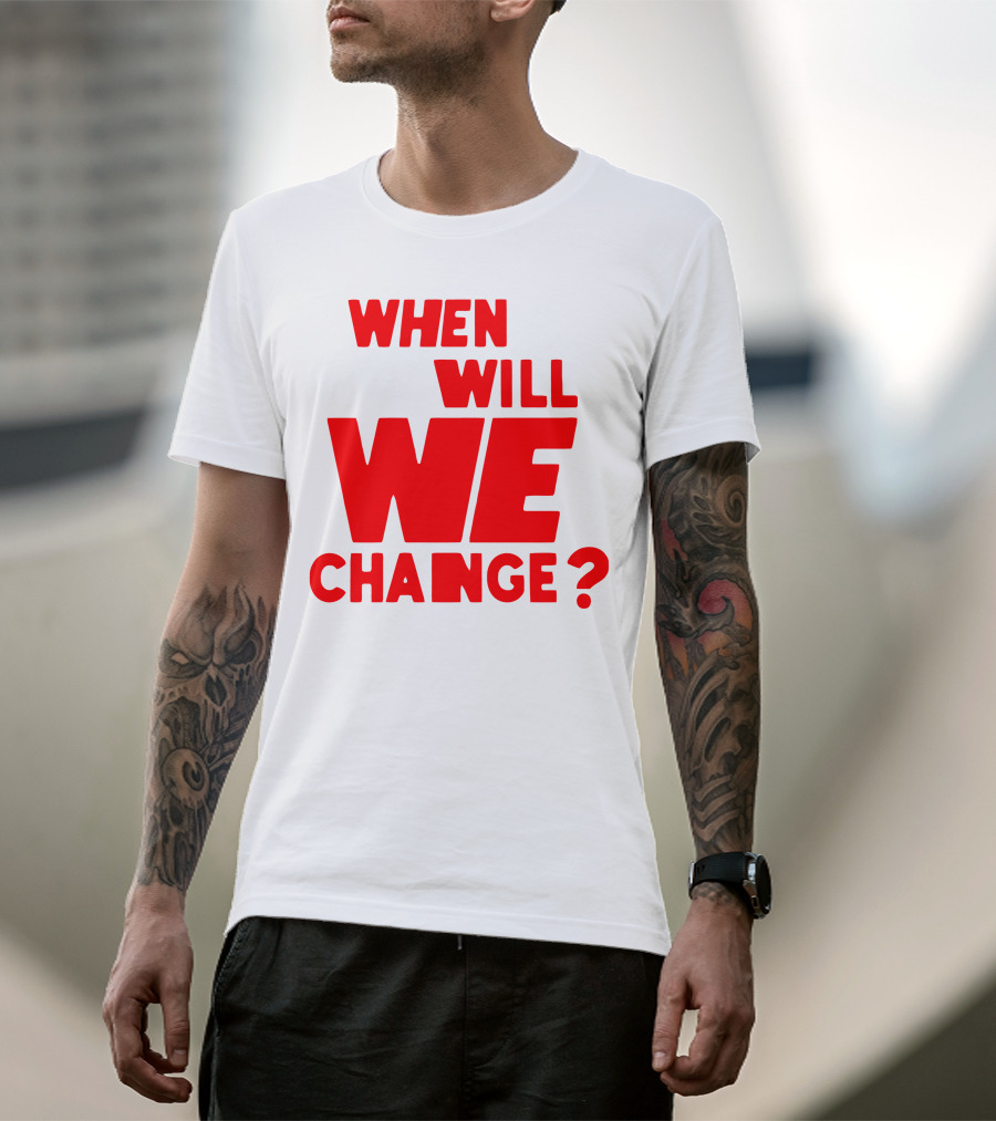 Lewis Hamilton When Will We Change? T-Shirt