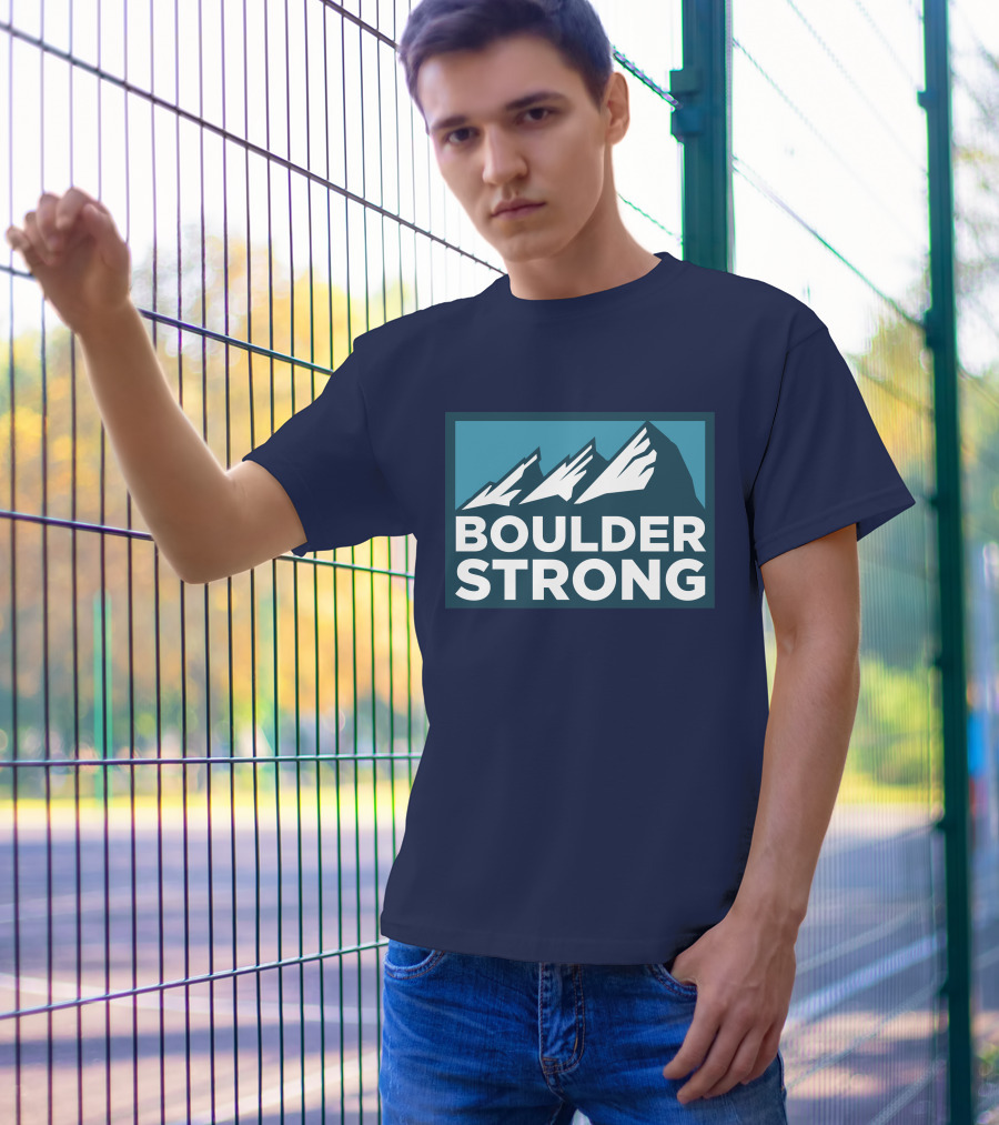 Boulder Strong Mountain Peaks T-Shirt