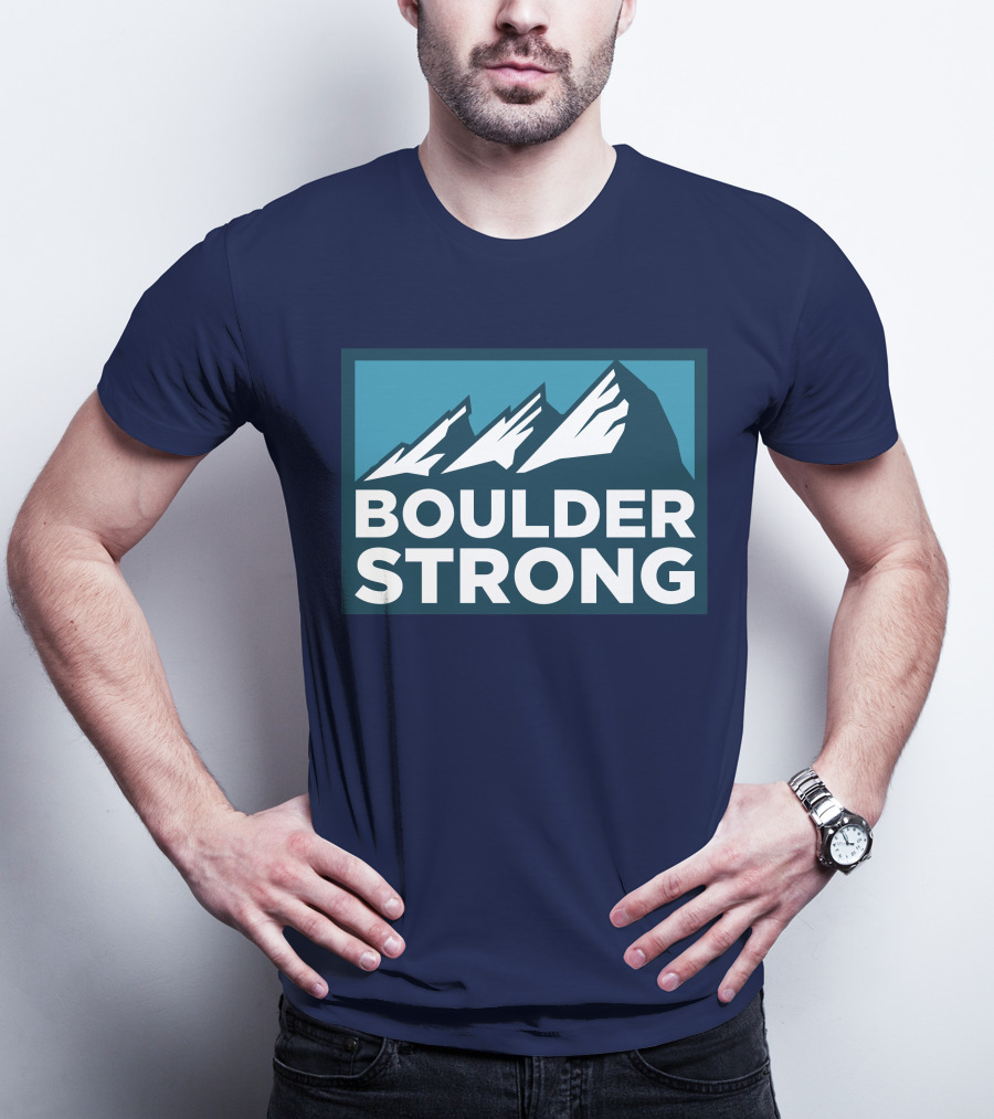 Boulder Strong Mountain Peaks T-Shirt