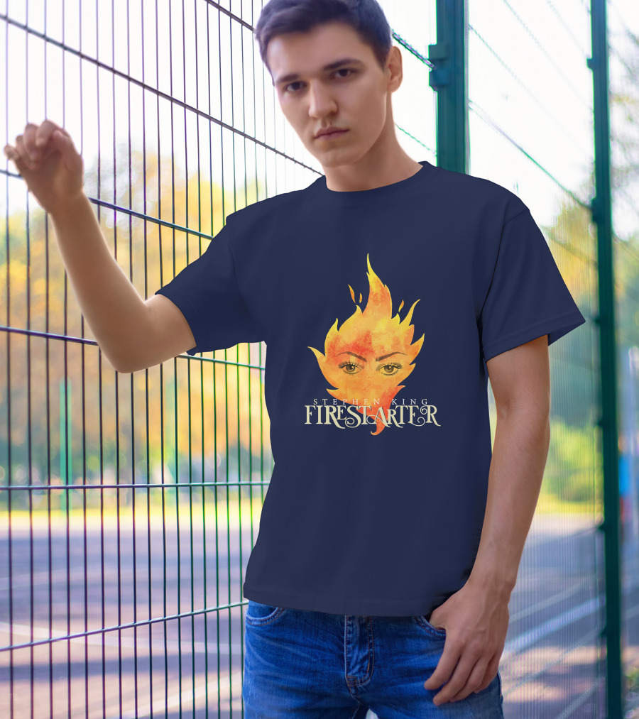 Stephen King Firestarter Fiery Eyes T-Shirt