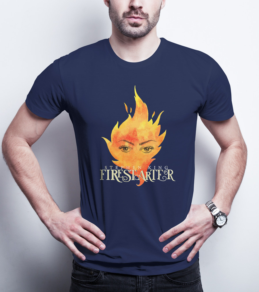Stephen King Firestarter Fiery Eyes T-Shirt