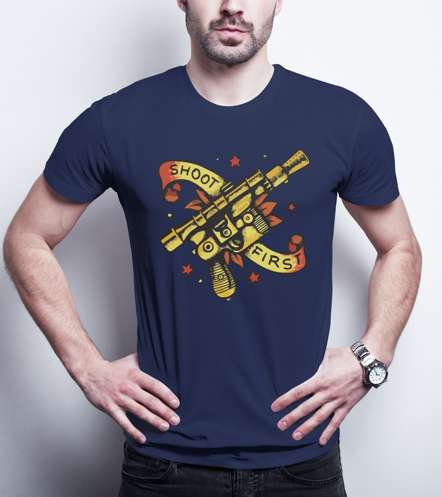 Shoot First Blaster T-Shirt