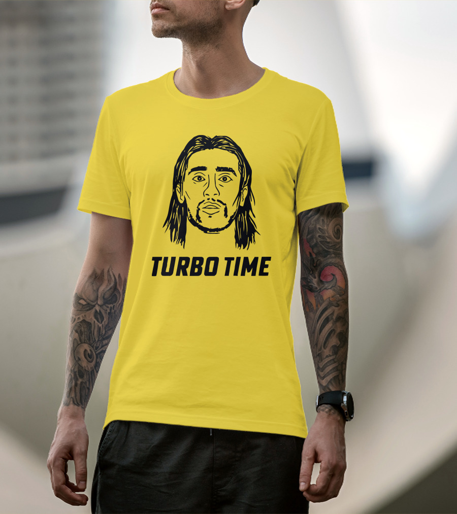 Turbo Time Alex Morgan Hairstyle Iconic Yellow T-Shirt